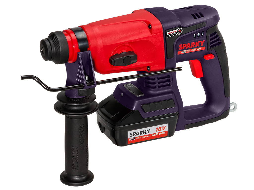 BPR 18Li HD, 18V Li-ion акумулаторен перфоратор | SPARKY.eu